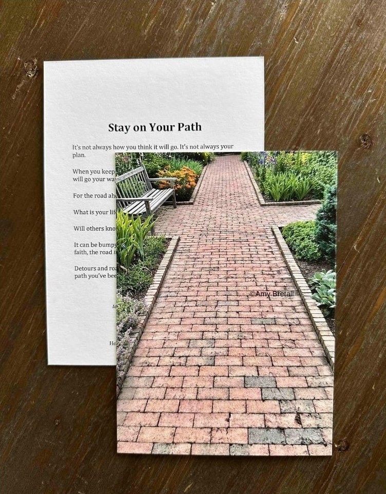 Stay on Your Path Print - Live Breathe Alive by Amy Bretall